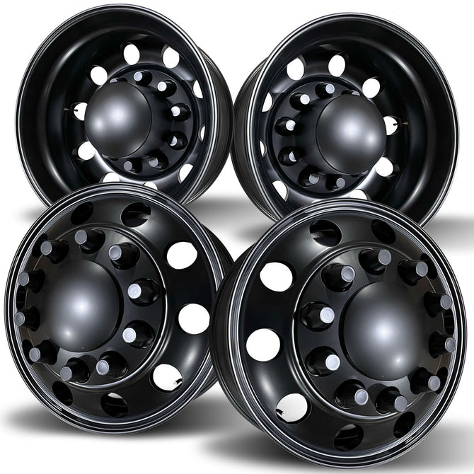 Custom Black Aluminum Semi Truck Wheels – Buy Truck Wheels