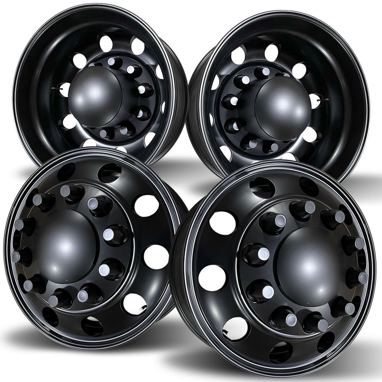 Custom Black Aluminum Semi Truck Wheels – Buy Truck Wheels