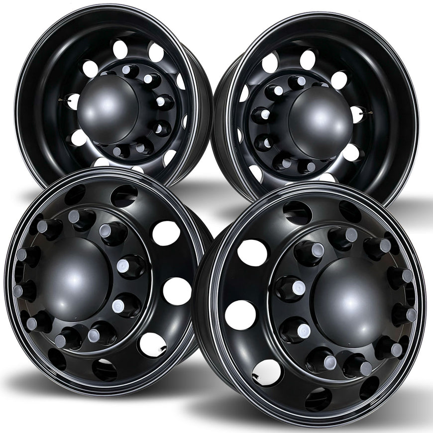 Custom Black Aluminum Semi Truck Wheels – Buy Truck Wheels