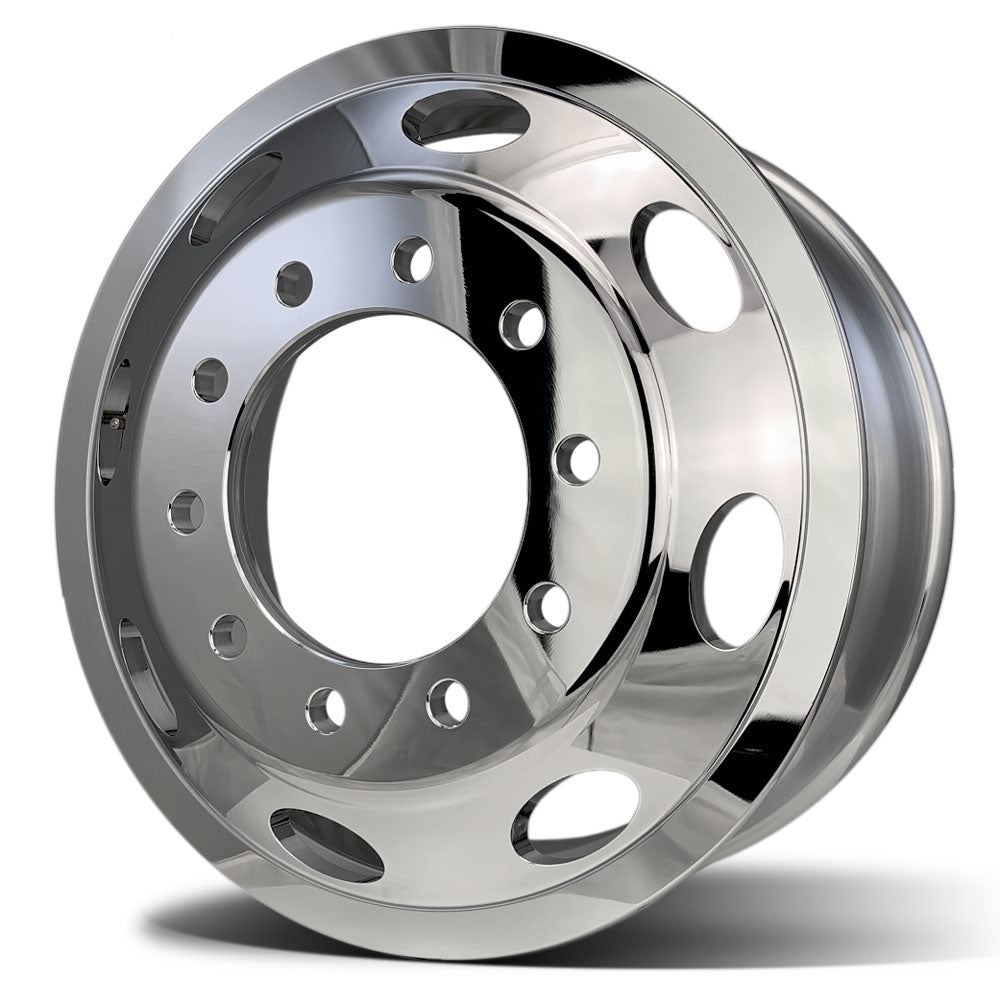 Oval Stylized Polished Aluminum 22.5" Northstar 6 Wheel Kit for Sale ...