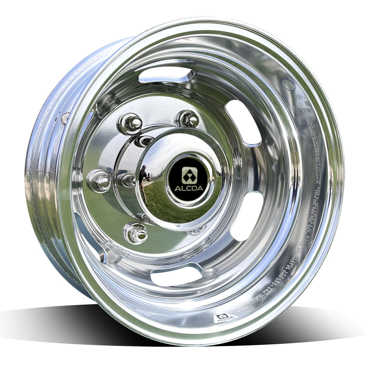 16x5.5 Alcoa Dura-Bright & Machine-Finish 6-Wheel Kit for Sprinter 3500 ...