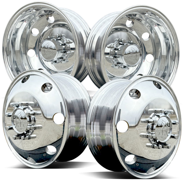 Dodge Ram 3500 Dually Cummins Alcoa Polished Aluminum Wheels – Buy ...