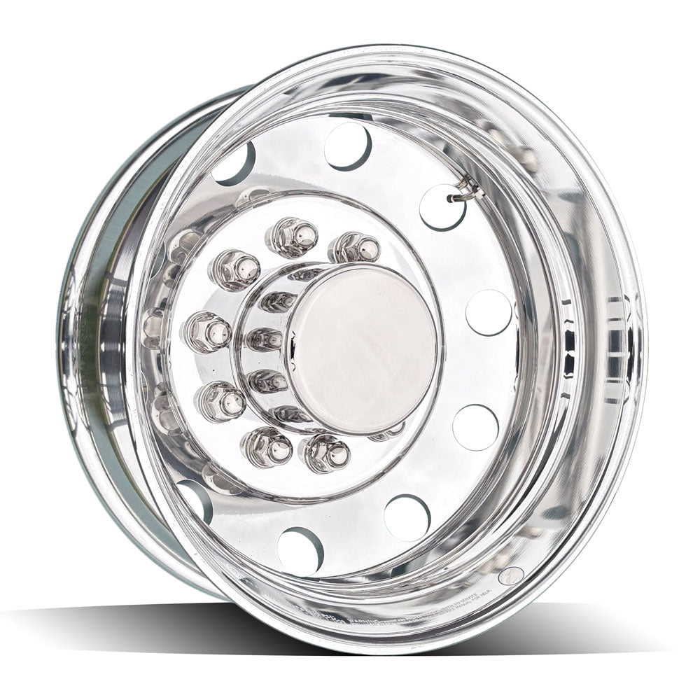 19.5 Alcoa Polished Ram 10 Lug 6 Wheel Package – Buy Truck Wheels
