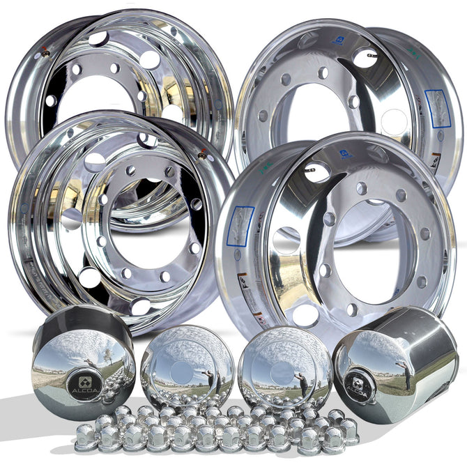 19.5" Aluminum Truck Wheel Packages for Medium Duty Trucks – Buy Truck ...