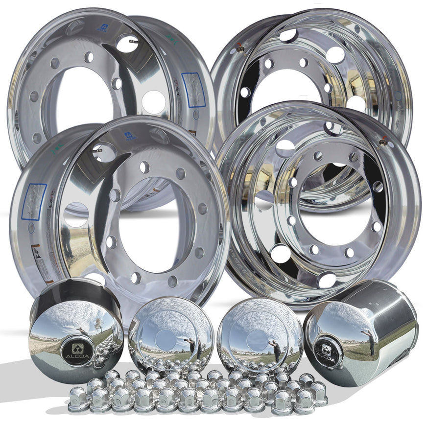 19.5" Aluminum Truck Wheel Packages for Medium Duty Trucks – Buy Truck ...
