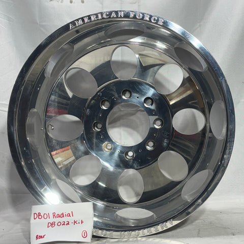 American Force Dually Direct Bolt On Classic "Radial" Wheel Set (22x8 ...