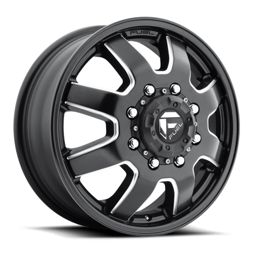 Fuel Maverick DRW 17×6.5 8×6.5 Black 4-Wheel Kit | Ram, Chevy, Ford DRW ...