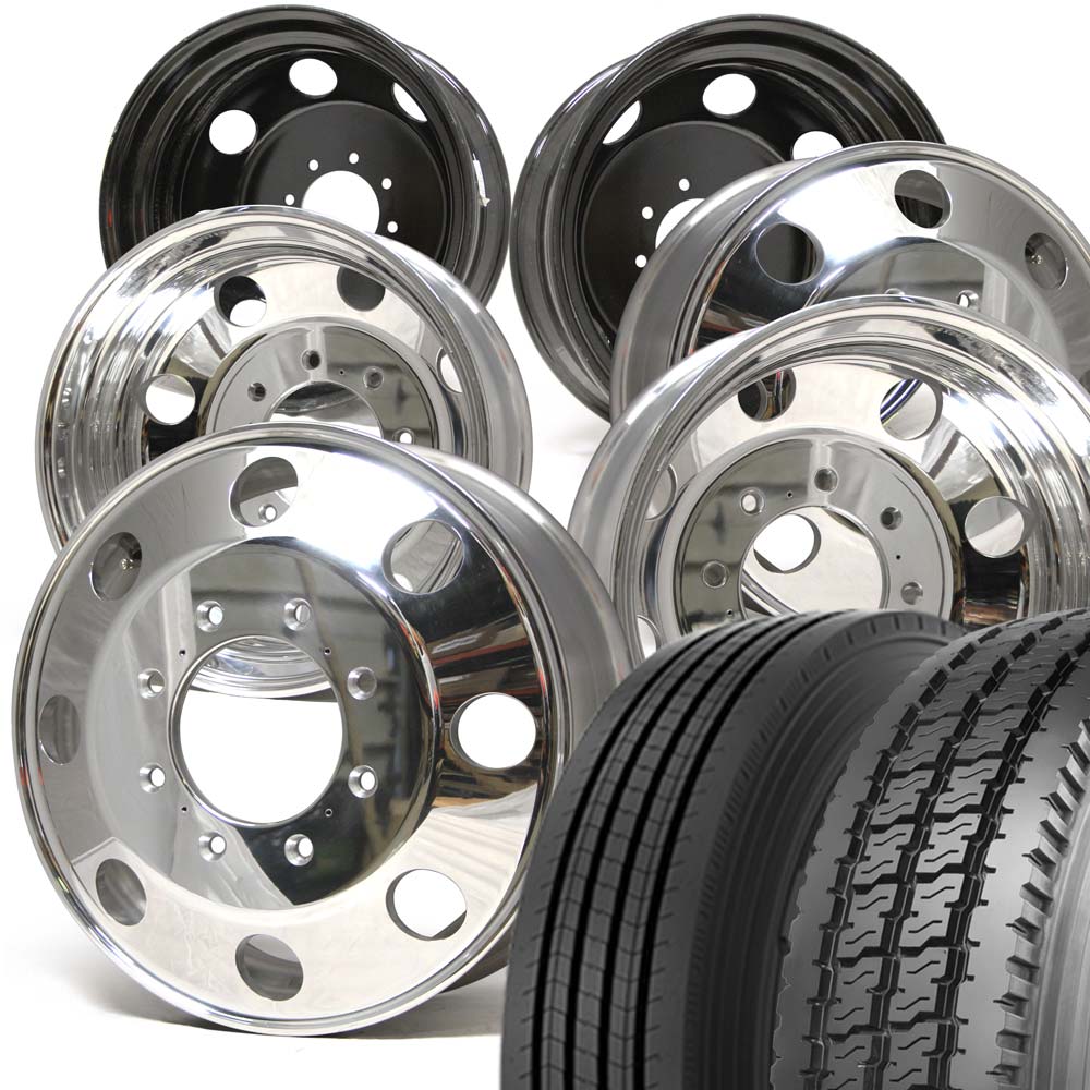 Ford F350 Dually 19.5 Wheel (8x200) & Ironman i19A / i208 Tire Combo ...
