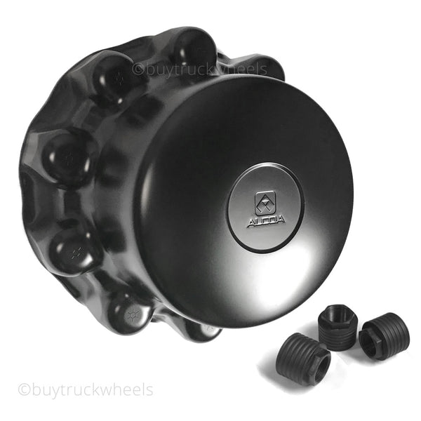 Alcoa Matte Black Plastic One Piece Rear Cover for 10 x 285mm Wheels ...
