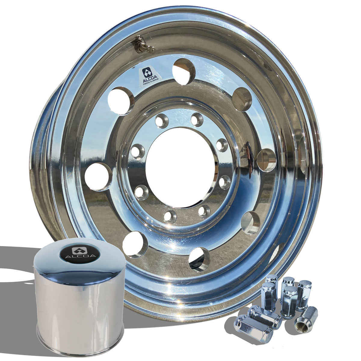 Alcoa 16x7 Mirror Polish Aluminum Wheel – 8x6.5” Bolt Pattern – Buy ...