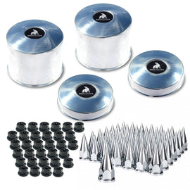 Hub Cap & Nut Covers for Truck Wheels in Chrome & Stainless Steel – Buy ...