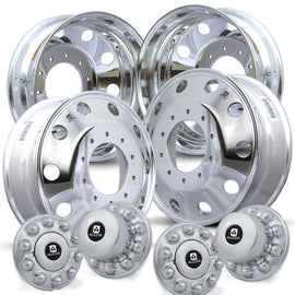 19.5" Aluminum Truck Wheel Packages for Medium Duty Trucks – Buy Truck ...