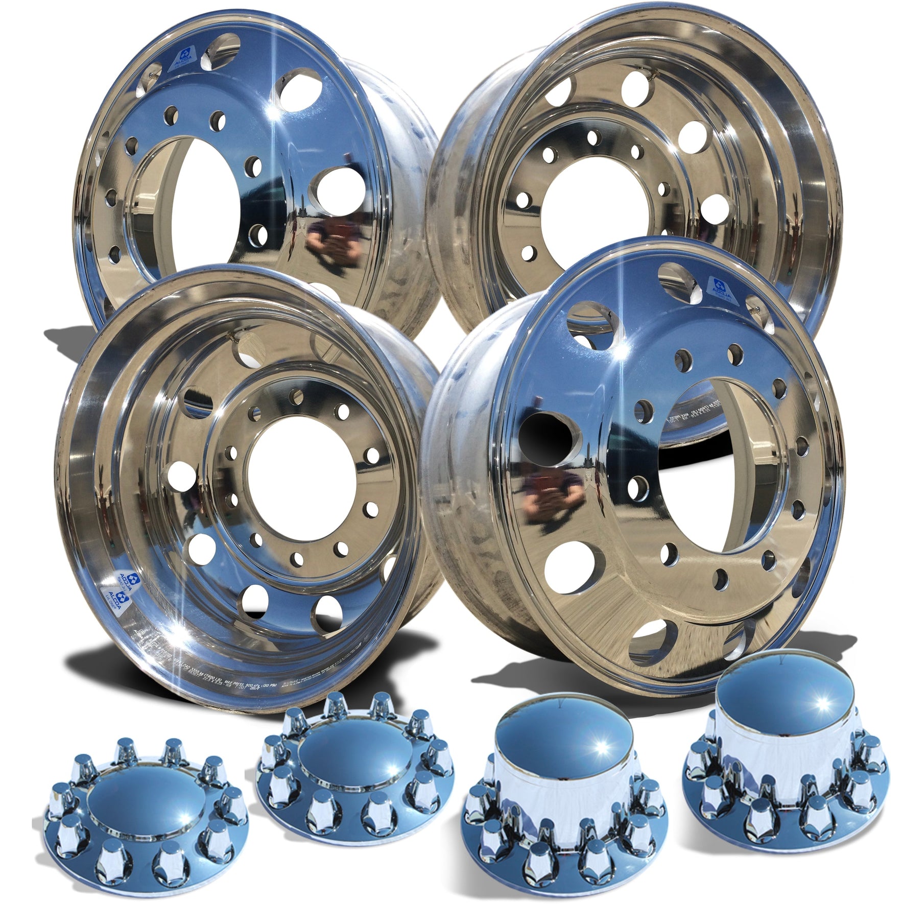 22.5" Aluminum Truck Wheel Packages for Semi Trucks – Buy Truck Wheels