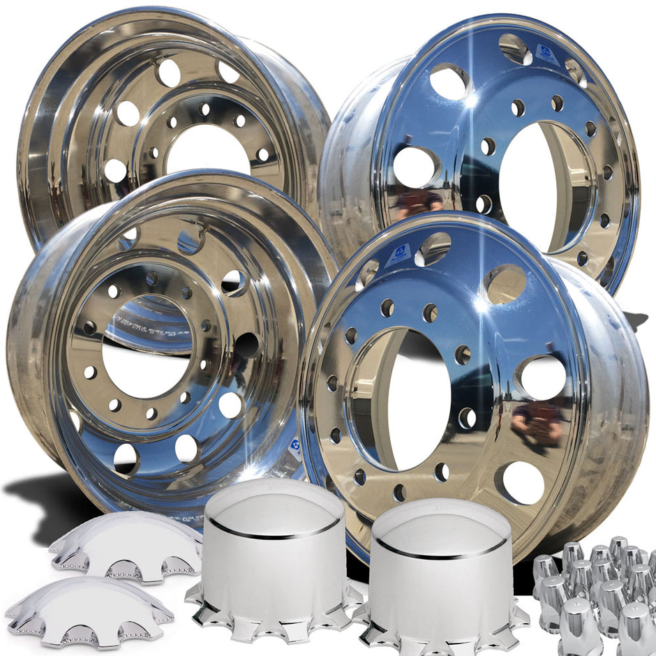 24.5" Aluminum Truck Wheel Packages for Semi Trucks – Buy Truck Wheels