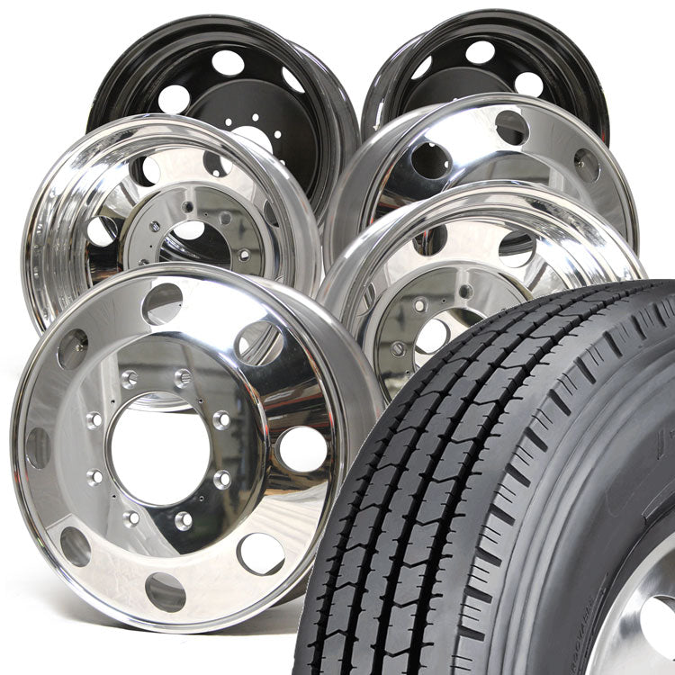 Ford F350 Dually 19.5 Wheel (8x170) & Ironman Tire Package I-109 – Buy ...