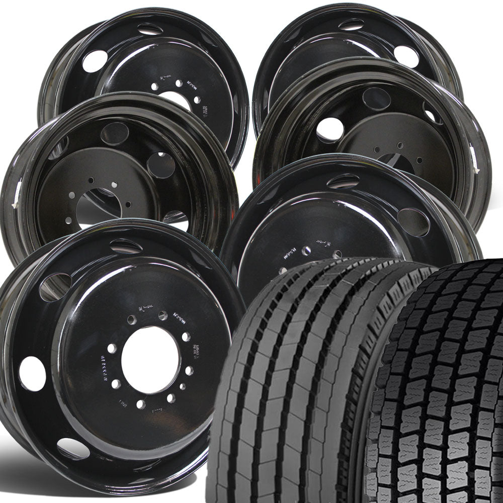 Ford F350 Dually 19.5 Wheel (8x200) & Toyo M143 / M920 Tire Combo – Buy ...